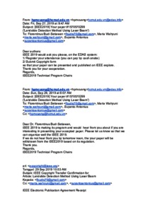 Korespondensi Landslide Detection Method ISEE 2019 - Unika Repository